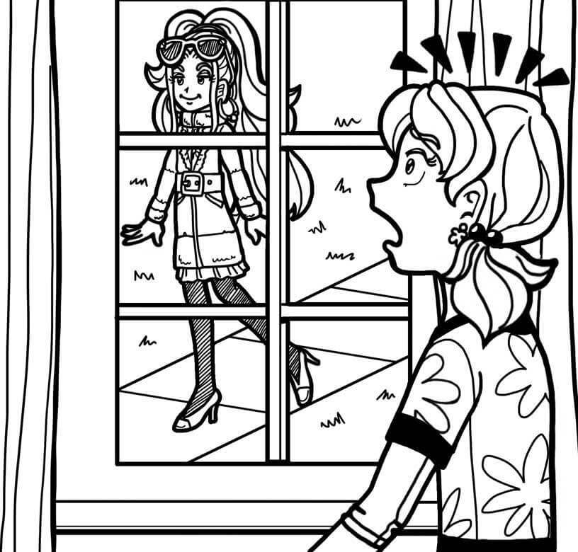 Nikki Maxwell Coloring Pages Sketch Coloring Page